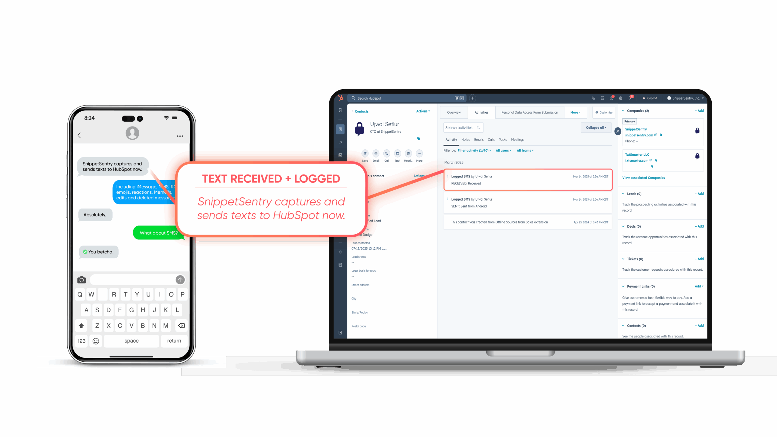 Native Message Capture - SnippetSentry-Mobile Compliance Message Capture